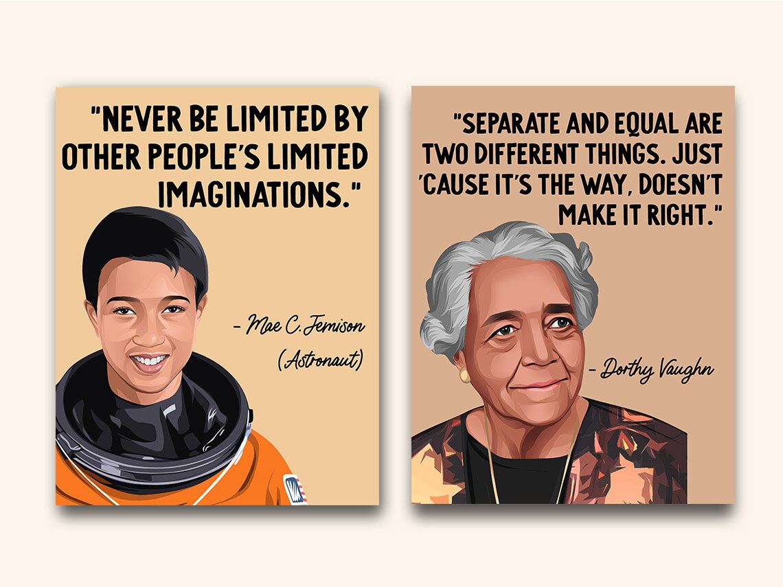 Black Scientist Printable Posters || 10 Inspiration Black Science Quote ...
