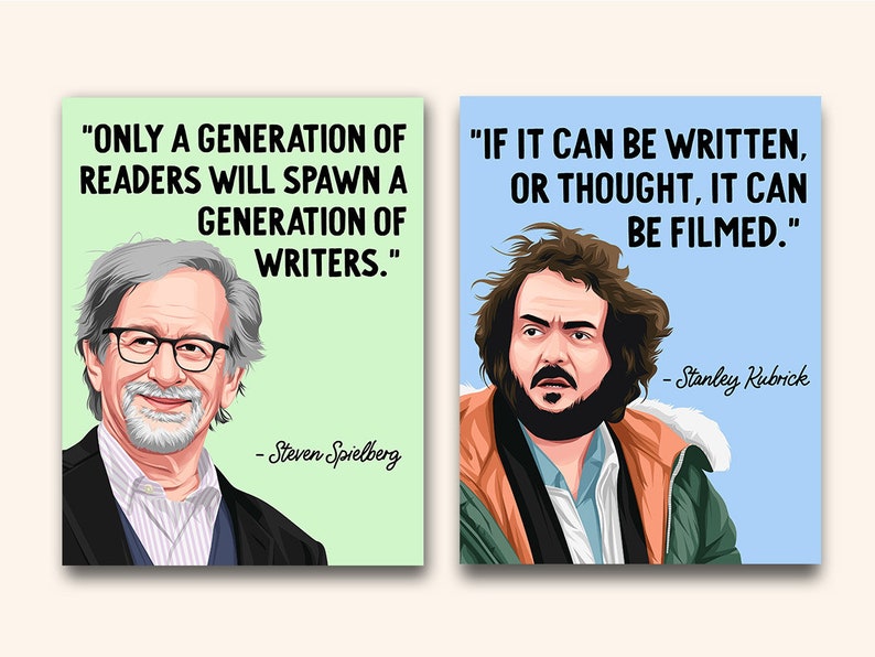 Famous Movie Directors Printable Posters 10 Inspiration - Etsy