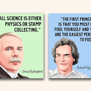 Famous Physics Printable Posters || 10 Inspiration Physics Quote ...