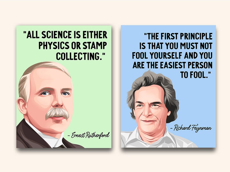 Famous Physics Printable Posters || 10 Inspiration Physics Quote ...