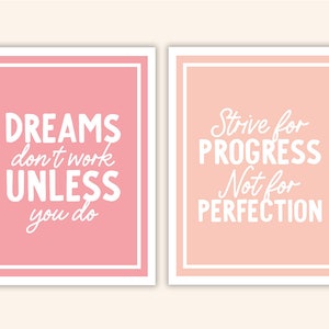 Pastel Growth Mindset Posters || 8 Inspiration Quote Posters for ...