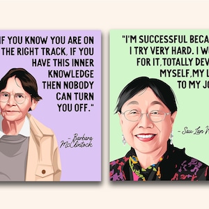 Famous Women Scientists Printable Posters || 10 Inspiration Women in ...