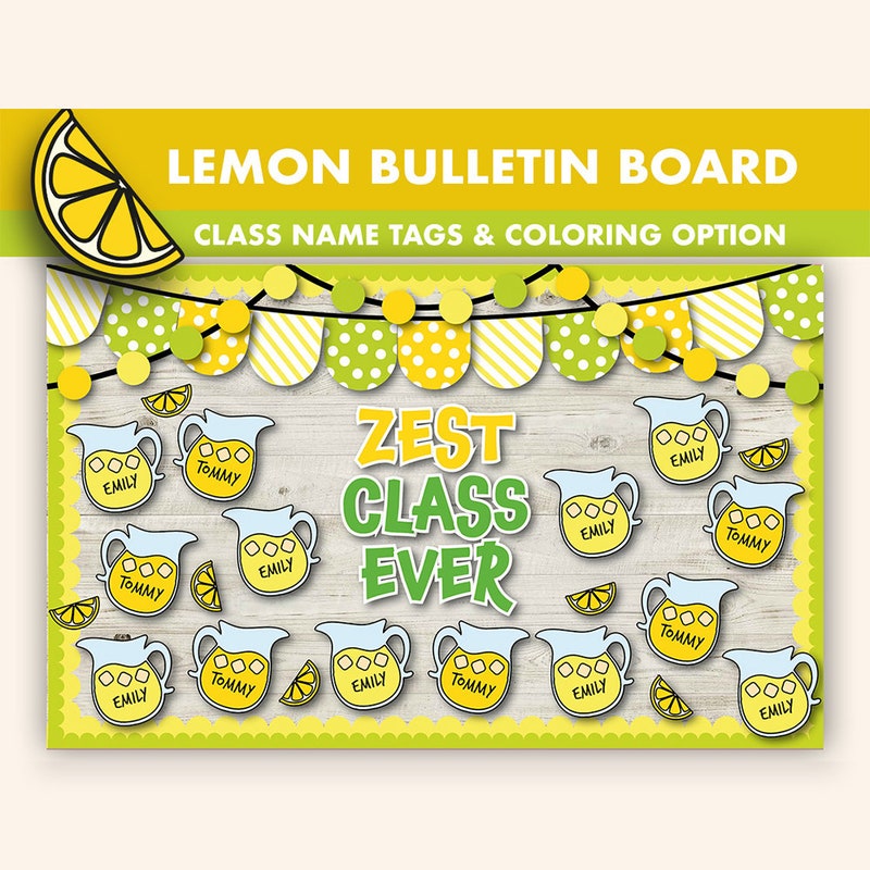 Lemon Bulletin Board - Etsy