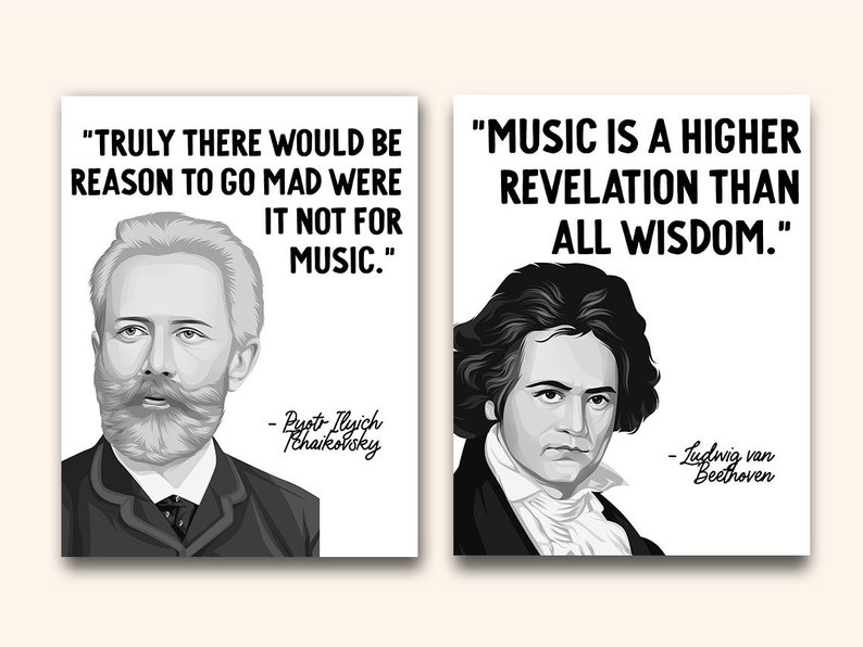 Famous Composers Printable Posters 10 Inspiration Composer - Etsy