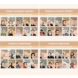 Giant Classroom Poster Bundle Printable Posters || Inspiration People ...