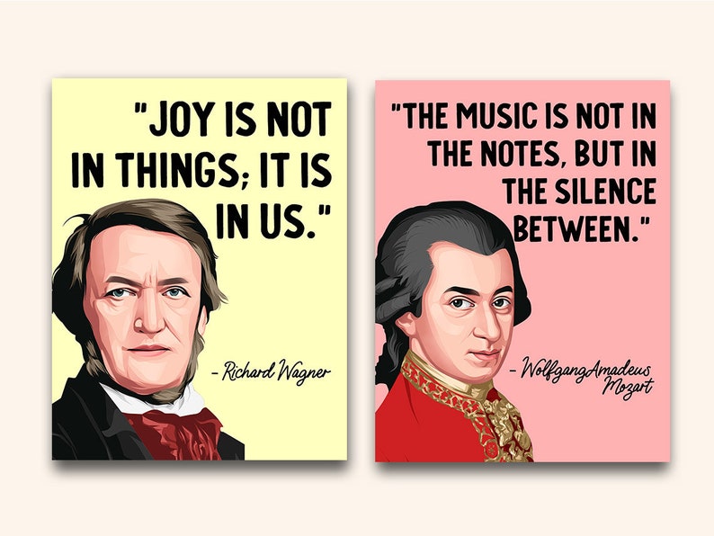 Famous Composers Printable Posters 10 Inspiration Composer - Etsy