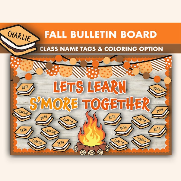 Fall Bulletin Board - Etsy