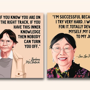 Famous Women Scientists Printable Posters || 10 Inspiration Women in ...