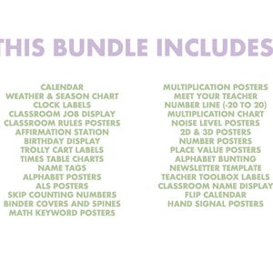 Wildflowers Classroom Decor Bundle || Editable Classroom Printable ...