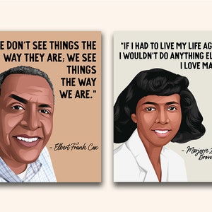 Black Mathematicians Printable Posters | 10 Inspiration Black Math ...