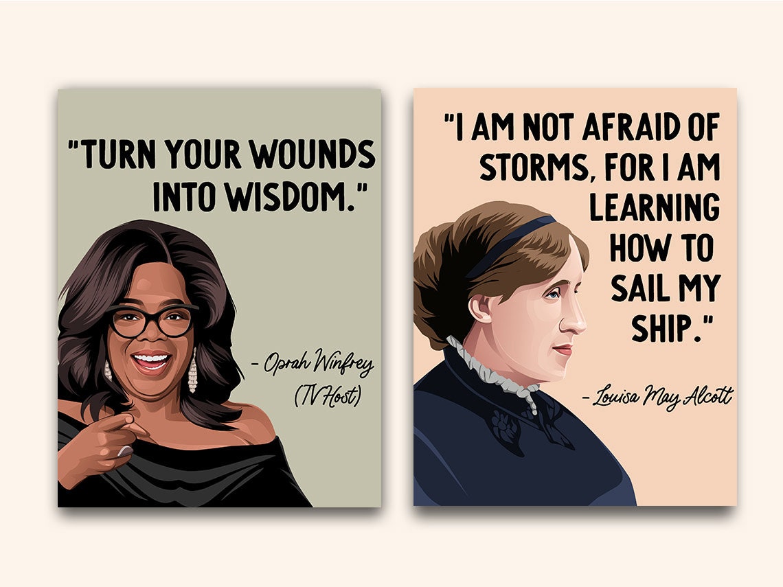 Empowering Women Quotes Printable Posters || 10 Inspiration Women Quote ...