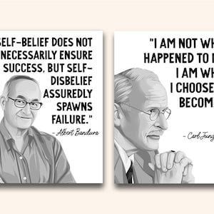Famous Psychologists Printable Posters || 10 Iconic Psychologists Quote ...