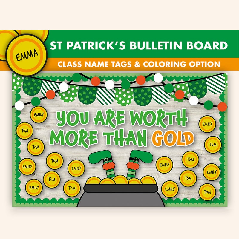Pot of Gold Bulletin Board - Etsy