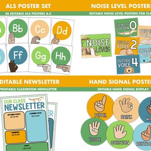 Safari Classroom Decor Bundle || Editable Classroom Printable Display ...