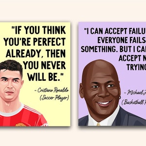 Inspirational Athletes Printable Posters || 10 Inspiration Quote ...