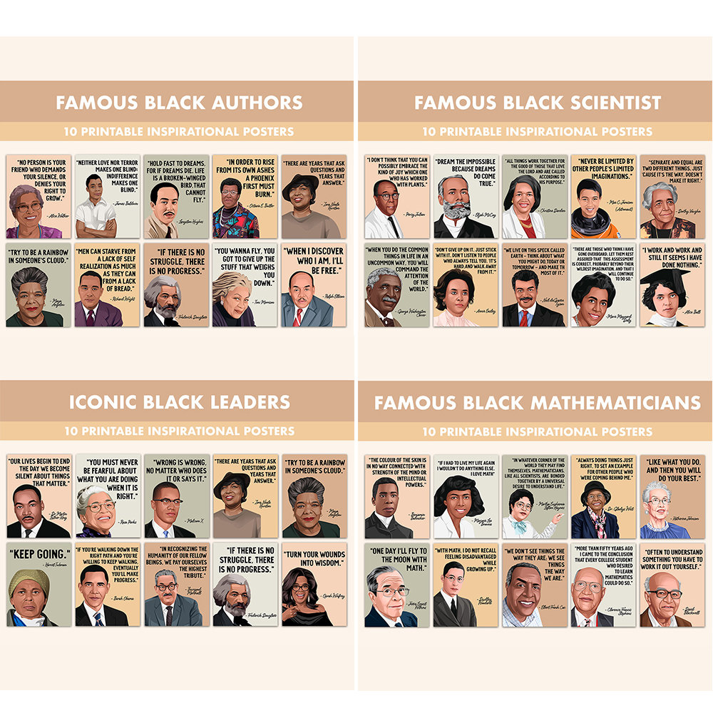 Giant Classroom Poster Bundle Printable Posters || Inspiration People ...