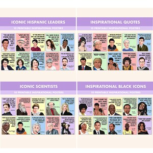 Giant Classroom Poster Bundle Printable Posters || Inspiration People ...