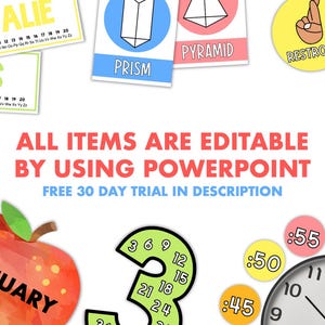 Fruit Classroom Decor Bundle || Editable Classroom Printable Display ...