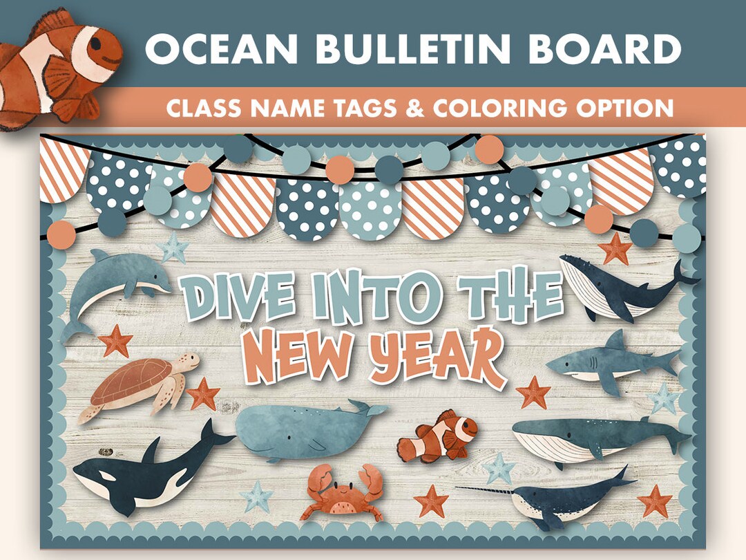 Back to School Bulletin Board Kit New Year Bulletin Boards September ...