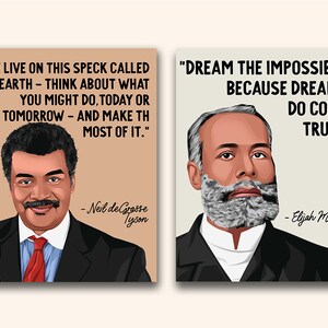 Black Scientist Printable Posters || 10 Inspiration Black Science Quote ...