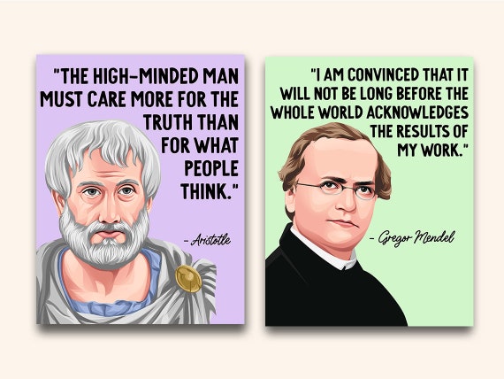 Biologist Quotes Famous Biologists Printable Posters || 10 Inspiration