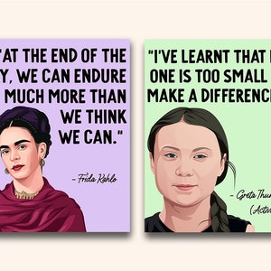 Empowering Women Quotes Printable Posters || 10 Inspiration Women Quote ...