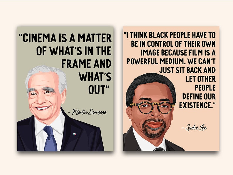 Famous Movie Directors Printable Posters || 10 Inspiration Director ...