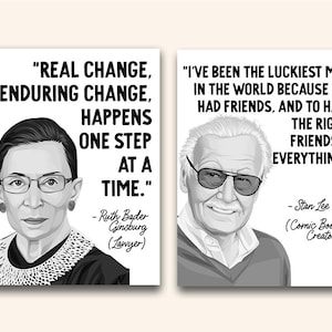 Famous Jewish Americans Printable Posters || 10 Inspiration Jewish ...