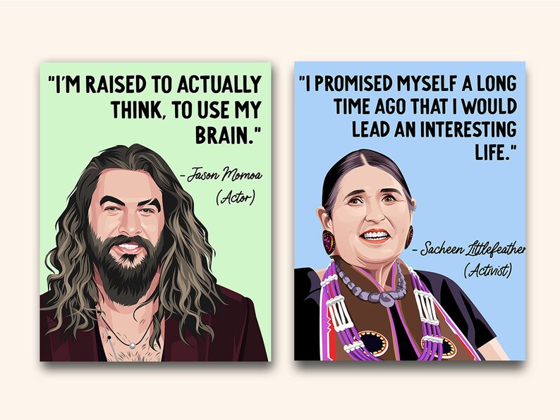 Native Americans Printable Posters || 10 Native Americans Heritage ...