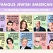 Famous Jewish Americans Printable Posters 10 Inspiration - Etsy