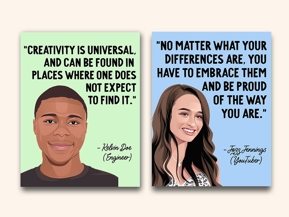 Inspirational Children Vol.2 Quotes Printable Posters || 10 Inspiration ...