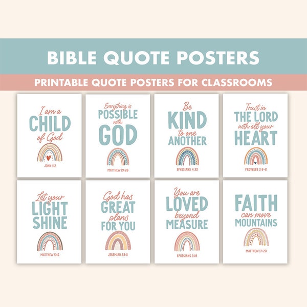 Bible Verse Prints - Etsy