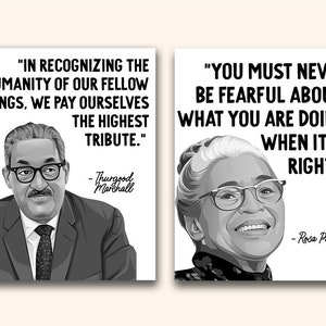 Famous Black Leaders Printable Posters | 10 Inspiration Black Leader ...