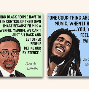Black Icons Printable Posters || 10 Inspiration Black People Quote ...