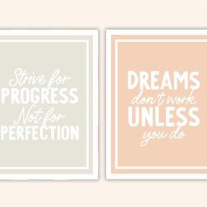 Boho Growth Mindset Posters || 8 Inspiration Quote Posters for ...