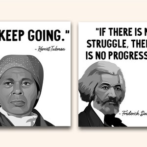 Famous Black Leaders Printable Posters | 10 Inspiration Black Leader ...