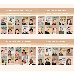 Giant Classroom Poster Bundle Printable Posters || Inspiration People ...