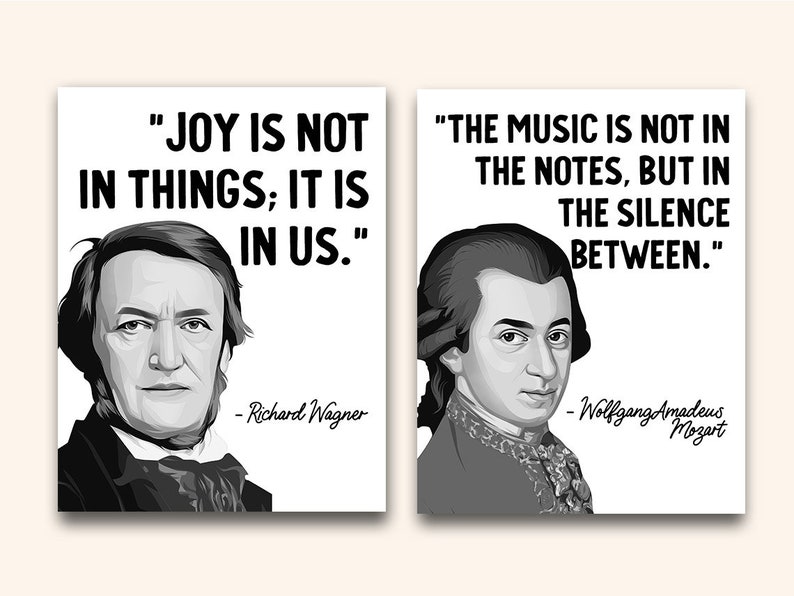 Famous Composers Printable Posters 10 Inspiration Composer - Etsy