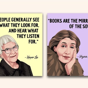 Famous Authors Printable Posters | 10 Inspiration Author Quote Posters ...