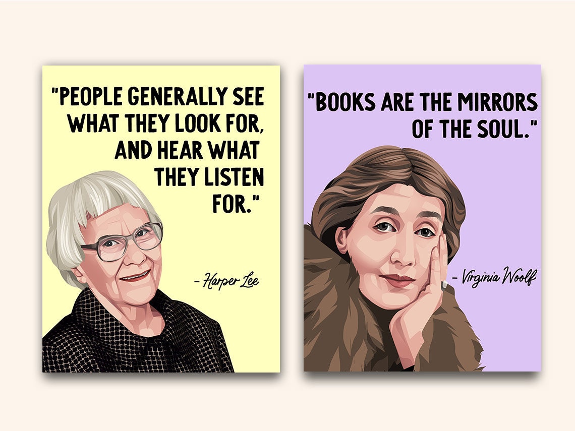 Famous Authors Printable Posters | 10 Inspiration Author Quote Posters ...