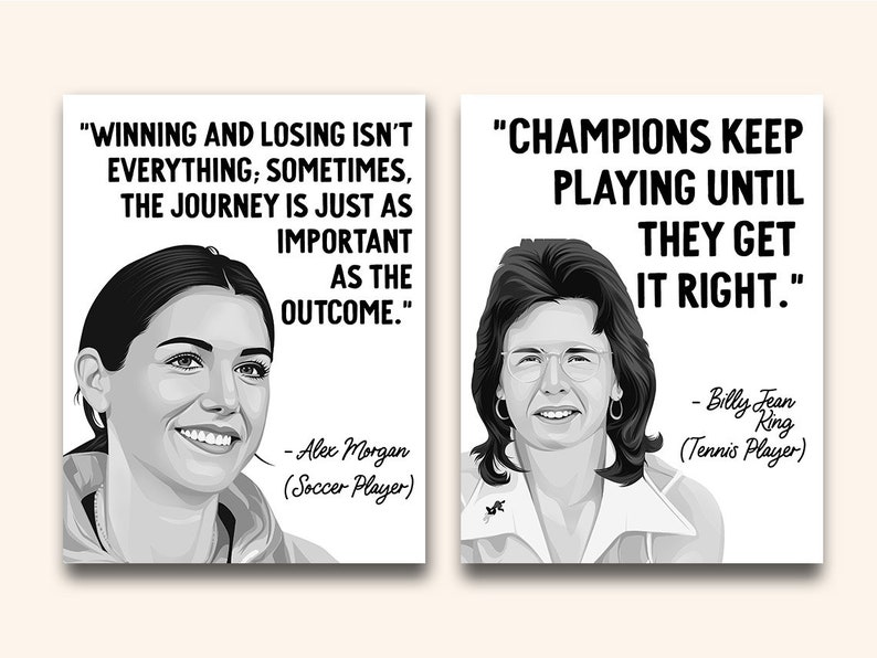Inspirational Athletes Printable Posters || 10 Inspiration Quote ...