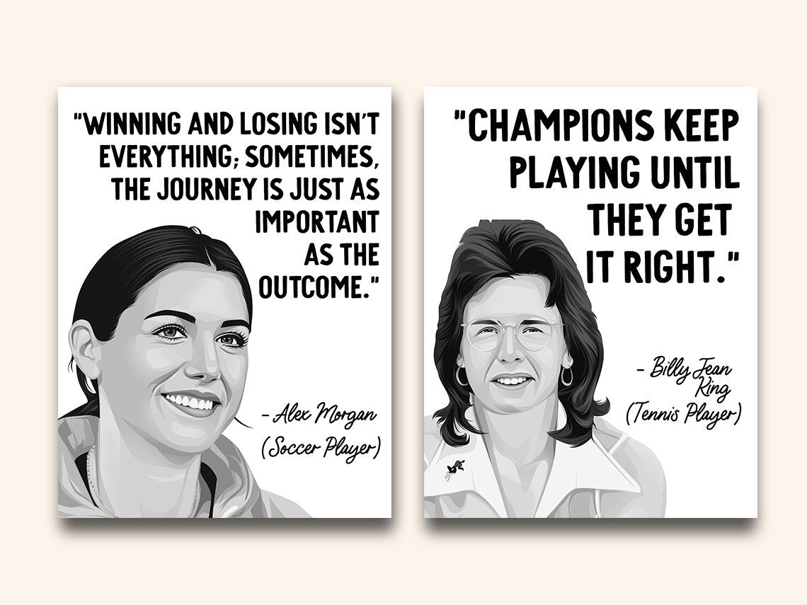 Inspirational Athletes Printable Posters 10 Inspiration - Etsy