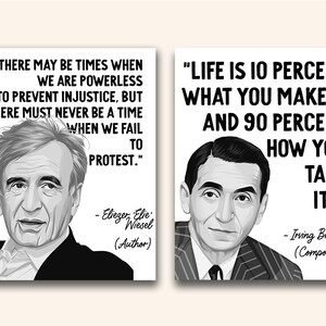 Famous Jewish Americans Printable Posters || 10 Inspiration Jewish ...