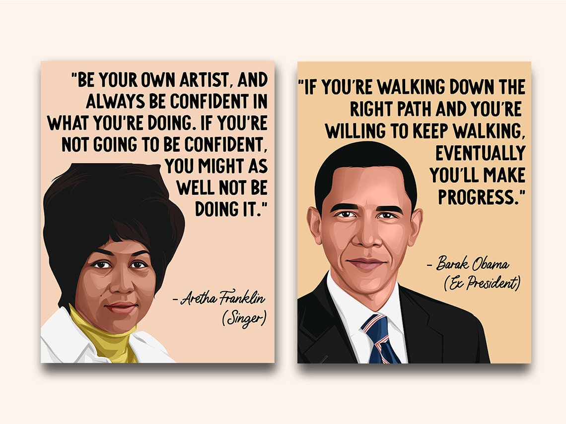 Black Icons Printable Posters || 10 Inspiration Black People Quote ...