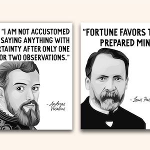 Famous Biologists Printable Posters || 10 Inspiration Biology Quote ...