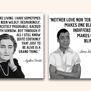 Famous Authors Printable Posters || 10 Inspiration Author Quote Posters ...
