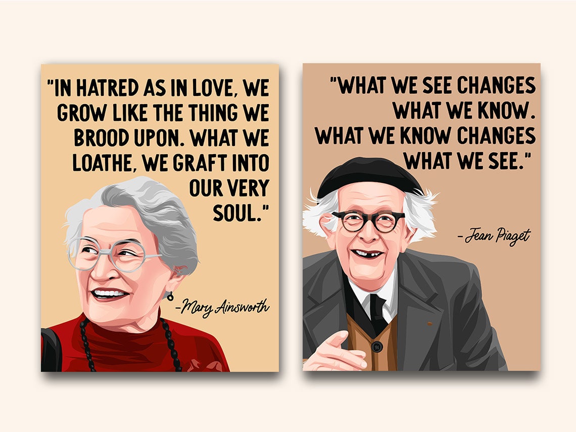 Famous Psychologists Printable Posters 10 Iconic - Etsy UK