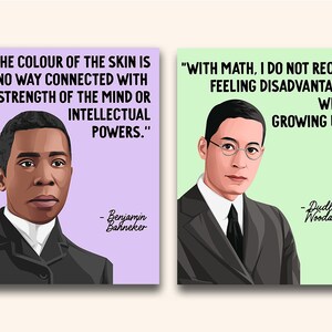 Black Mathematicians Printable Posters || 10 Inspiration Black Math ...