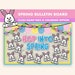 Bunny Bulletin Board Kit Spring Bulletin Boards Digital Spring Bulletin ...