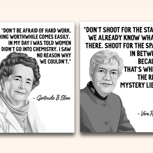 Famous Women Scientists Printable Posters || 10 Inspiration Women in ...